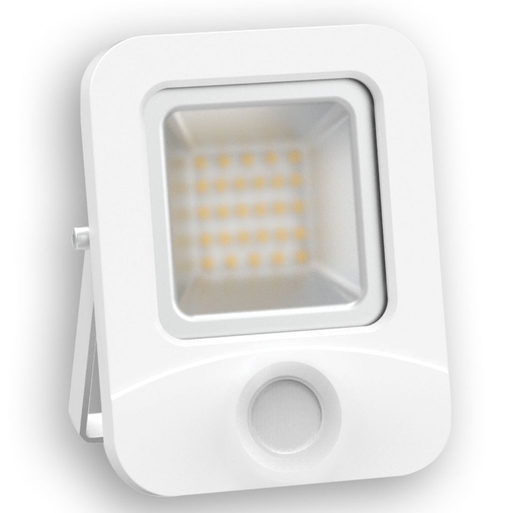 LED Floodlight (White Finish), IP65, 20w, 4000K – SGD Lighting ...